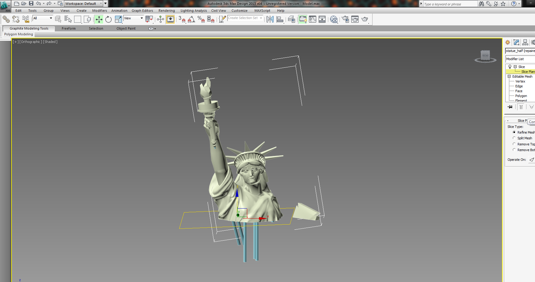 Cardboard Statue of Liberty Bust Using 123D Make : 6 Steps (with Pictures) - Instructables