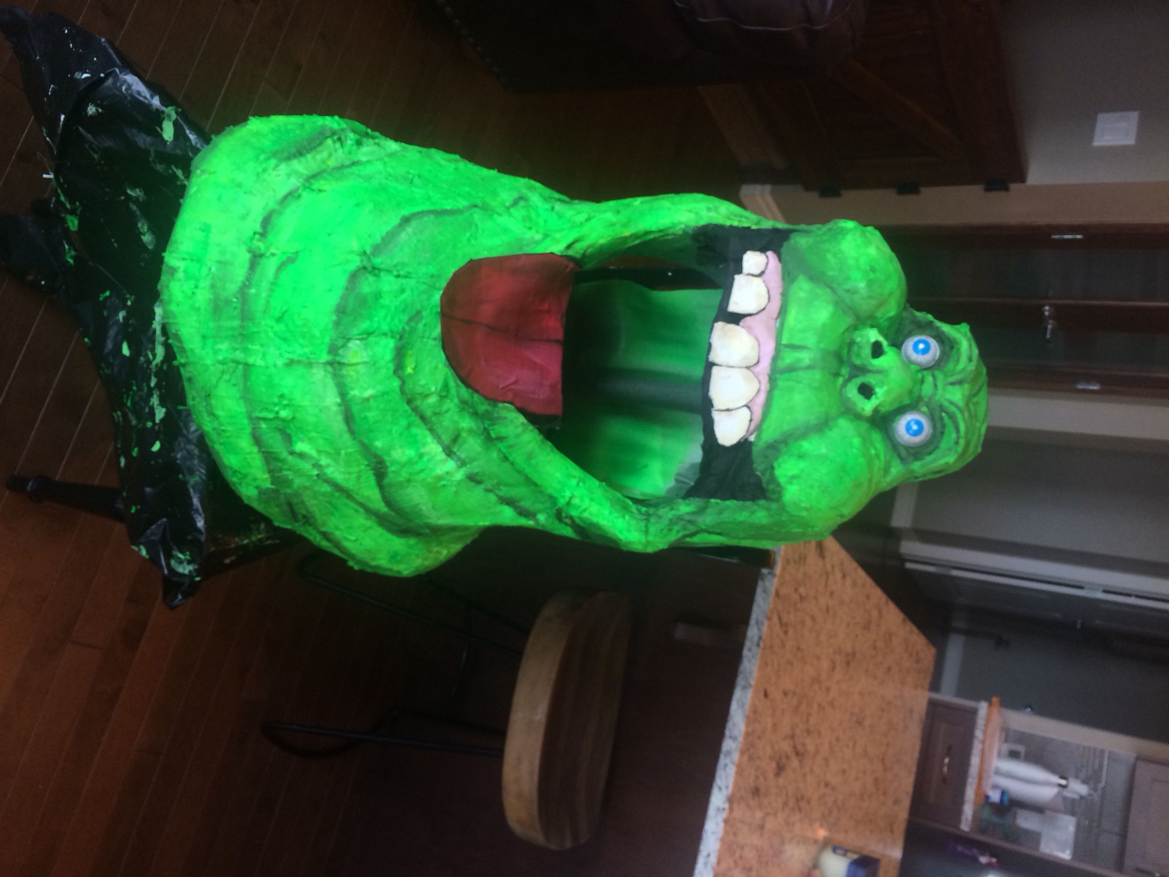 Slimer Ghostbusters Costume : 11 Steps (with Pictures) - Instructables
