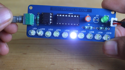 DIY-LED-Chaser-patern-circuit-using-CD4017 : 7 Steps - Instructables