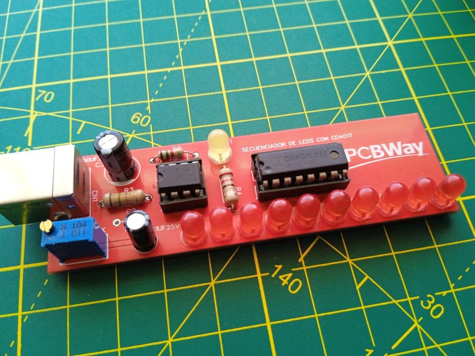 LED SEQUENCER CD4017-NE555 : 6 Steps - Instructables
