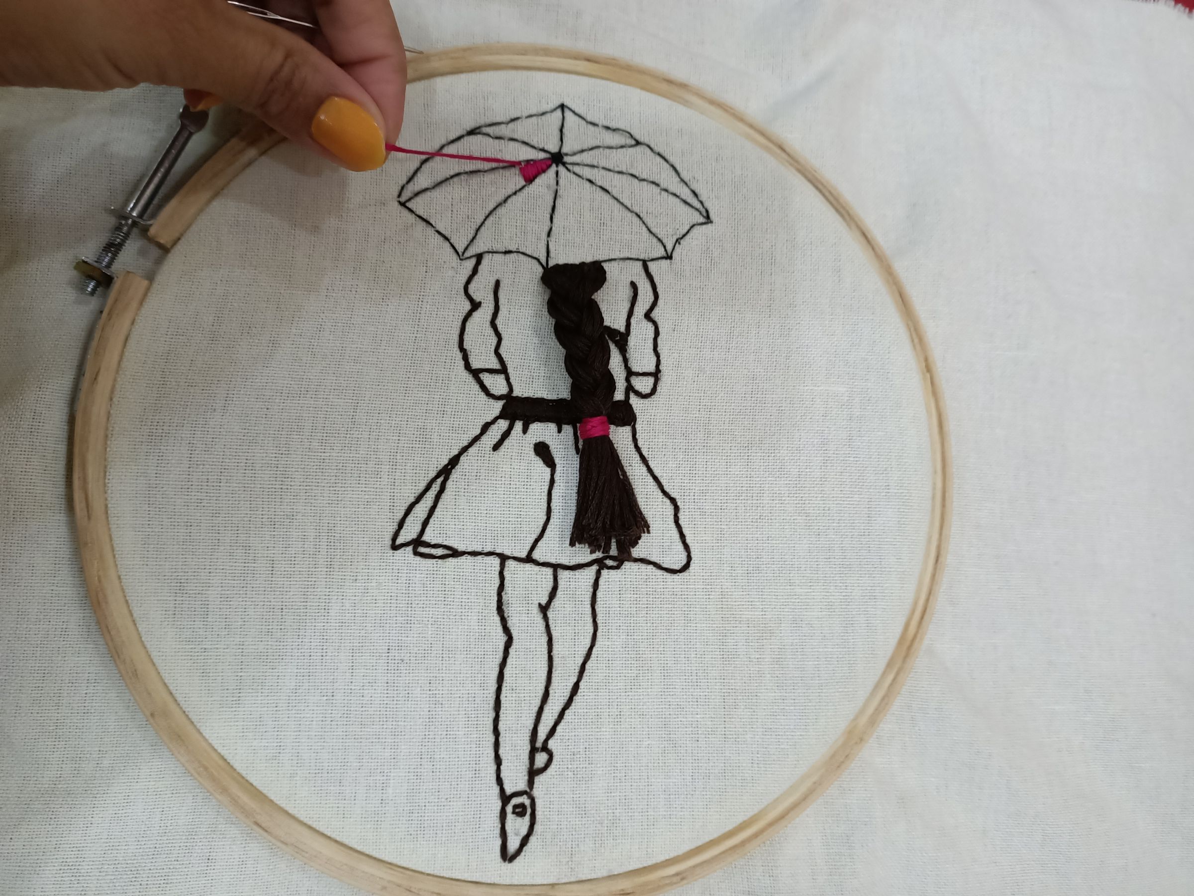 Lady With Umbrella : 9 Steps (with Pictures) - Instructables