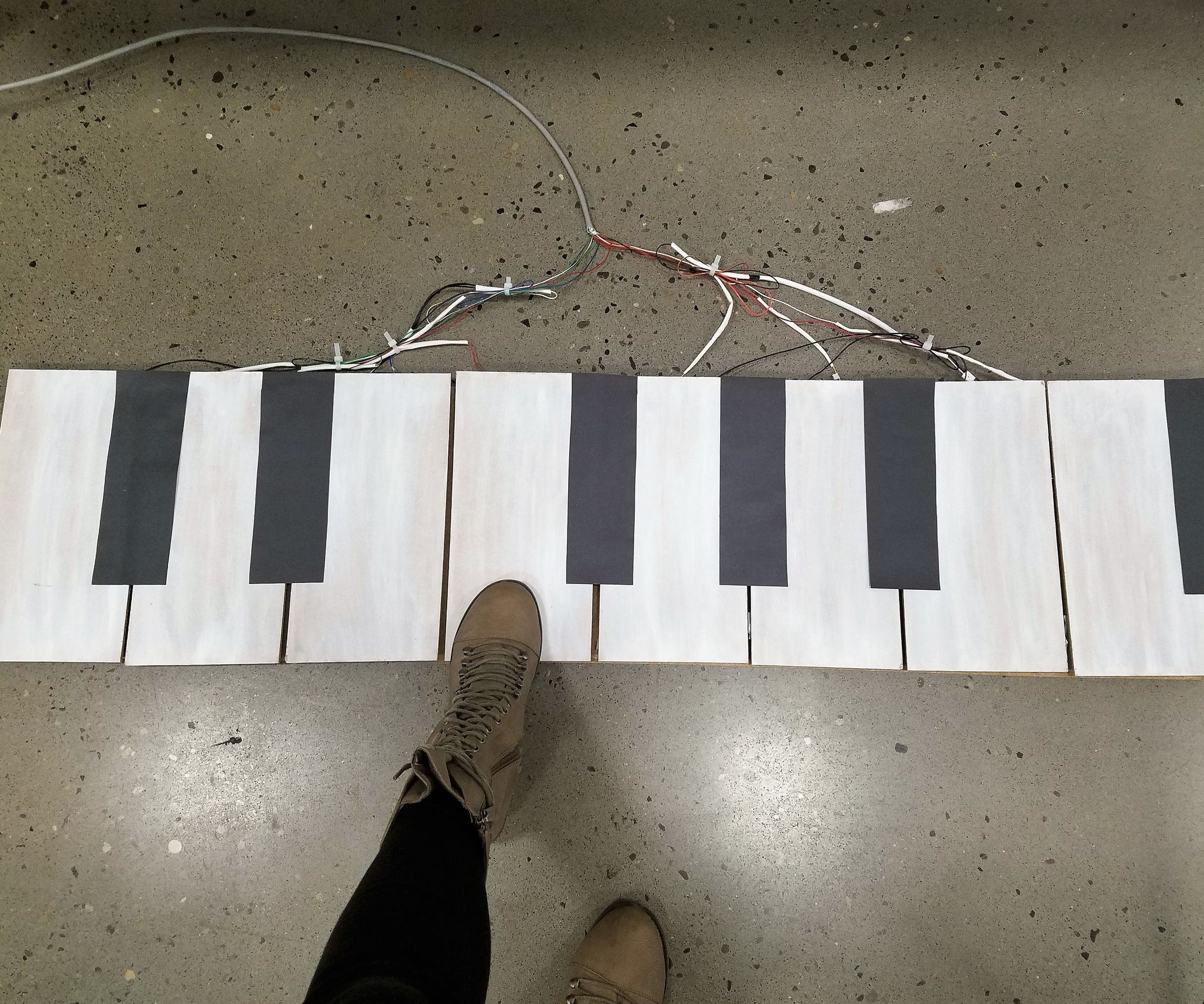 Build an (Easy) Floor Piano! : 5 Steps (with Pictures) - Instructables