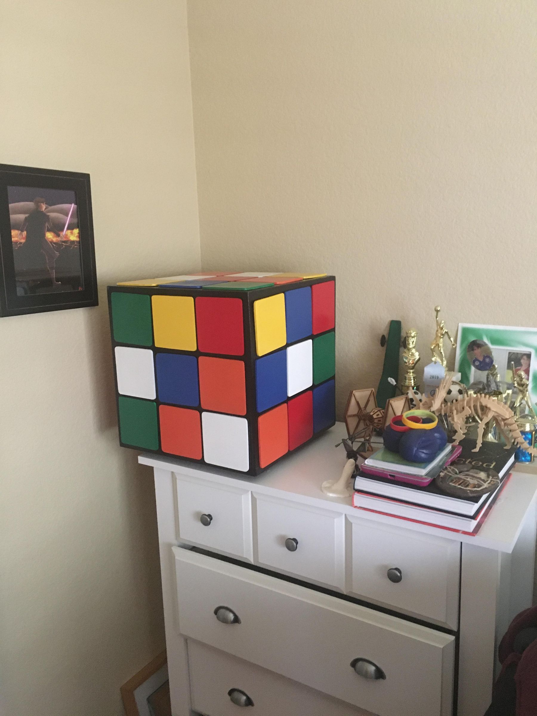 Giant Rubik's Cube Drawer Box : 9 Steps (with Pictures) - Instructables