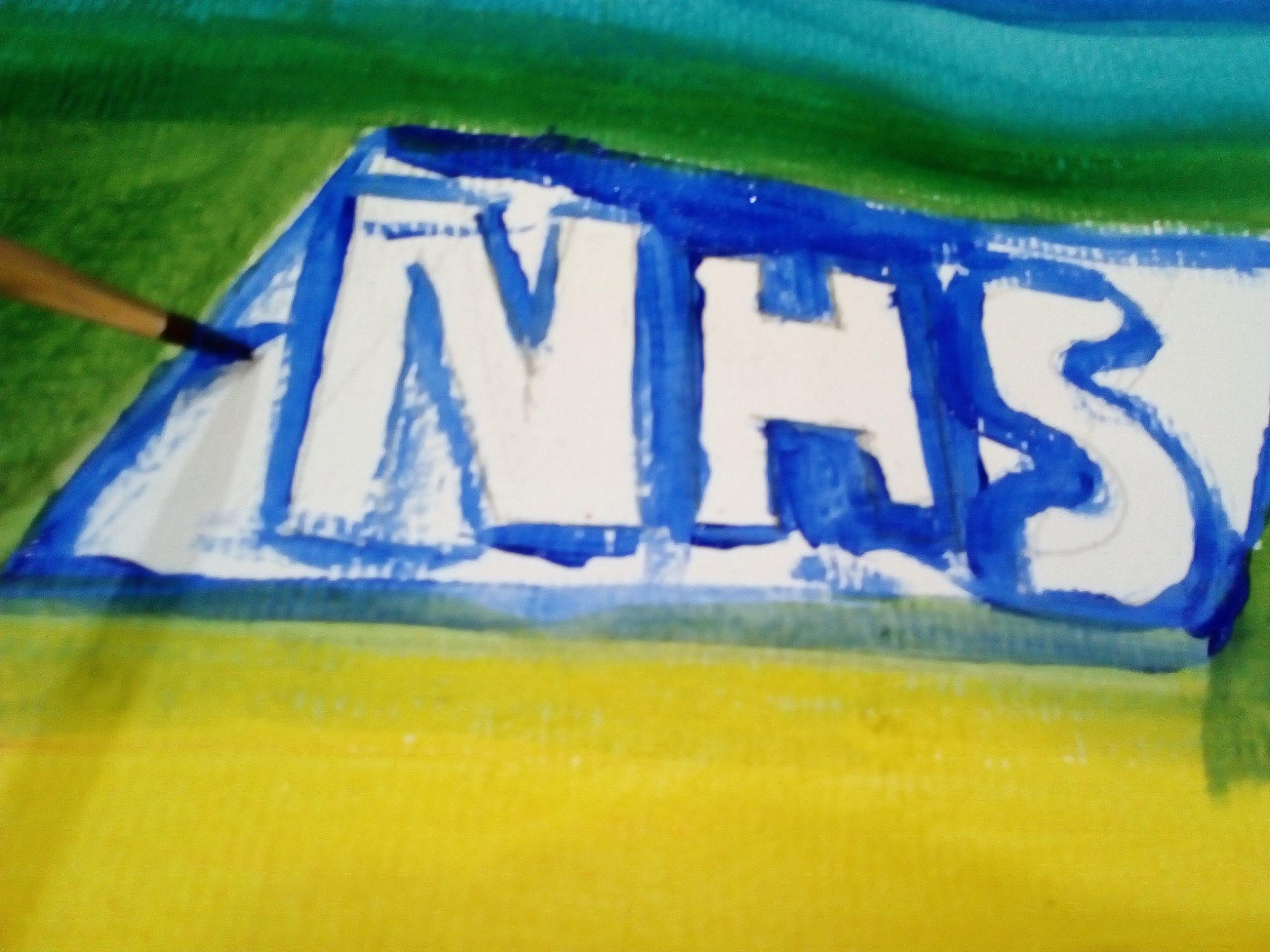 Rainbow NHS Acrylic Painting : 10 Steps - Instructables