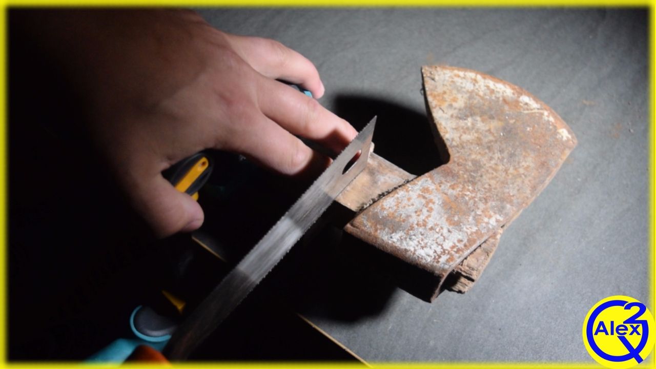 How to Make a Viking Style Axe From an Old Rusty Axe - No Forging : 16 ...