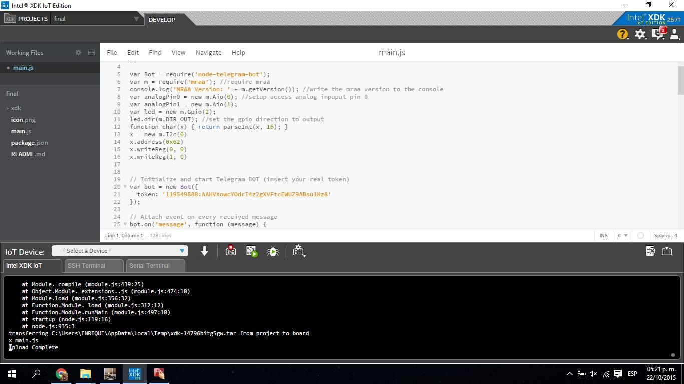 Telegram Bot With Intel Edison : 4 Steps - Instructables