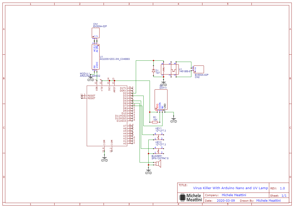 CoronaVirus Killer With Arduino Nano and UV Light : 5 Steps - Instructables