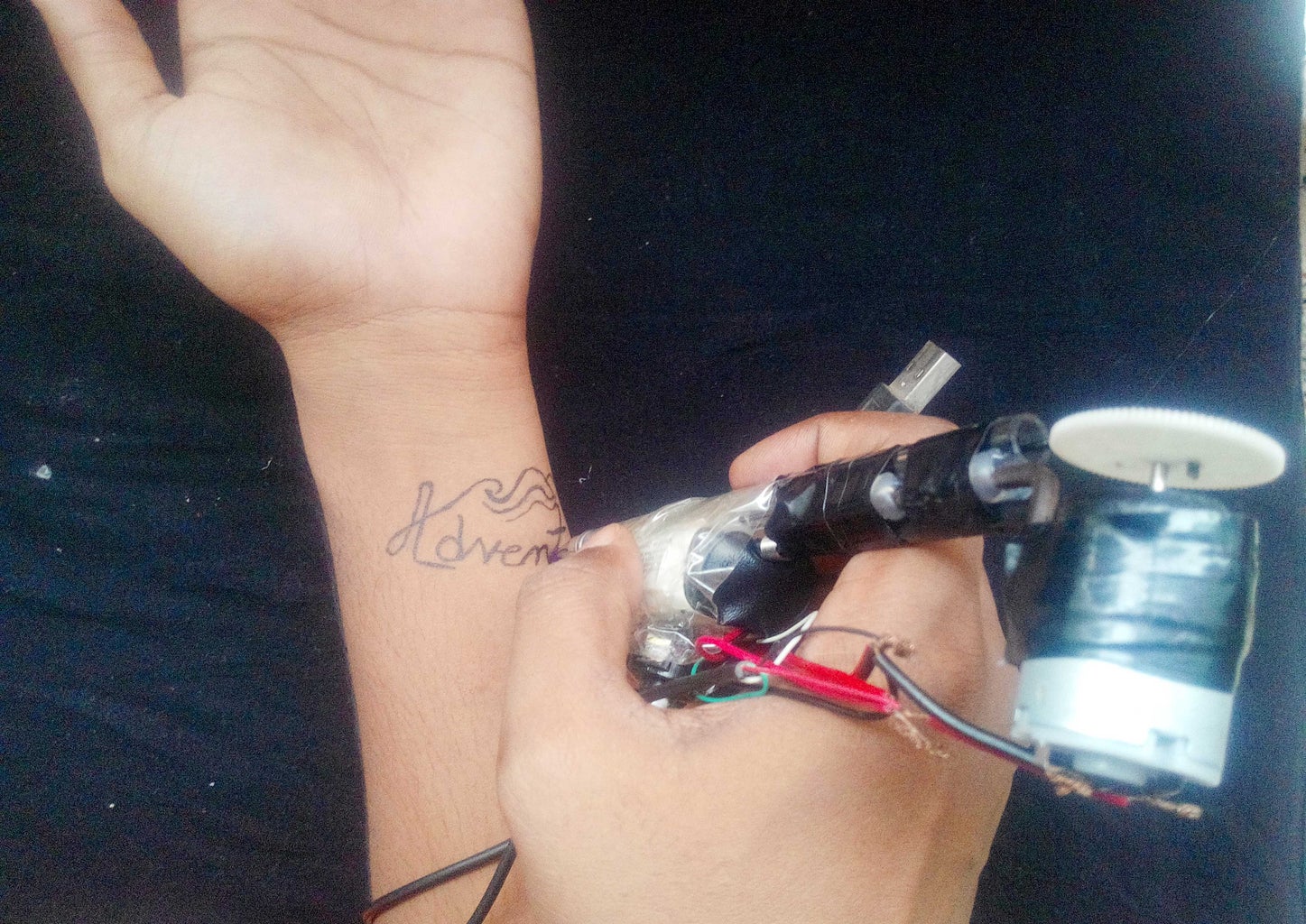 How To Make Tattoo Machine At Home Homemade Tattoo Machine 11 Steps Instructables