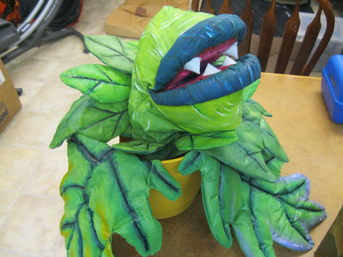 Audrey II Hand Puppet Little Shop of Horrors Halloween Prop : 3 Steps ...