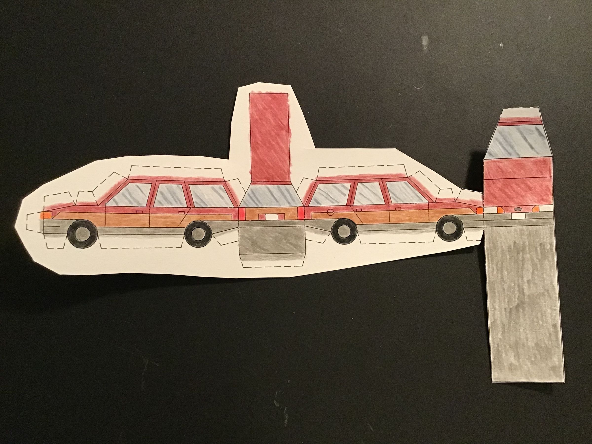 Christmas Vacation Papercraft Station Wagon : 22 Steps (with Pictures ...