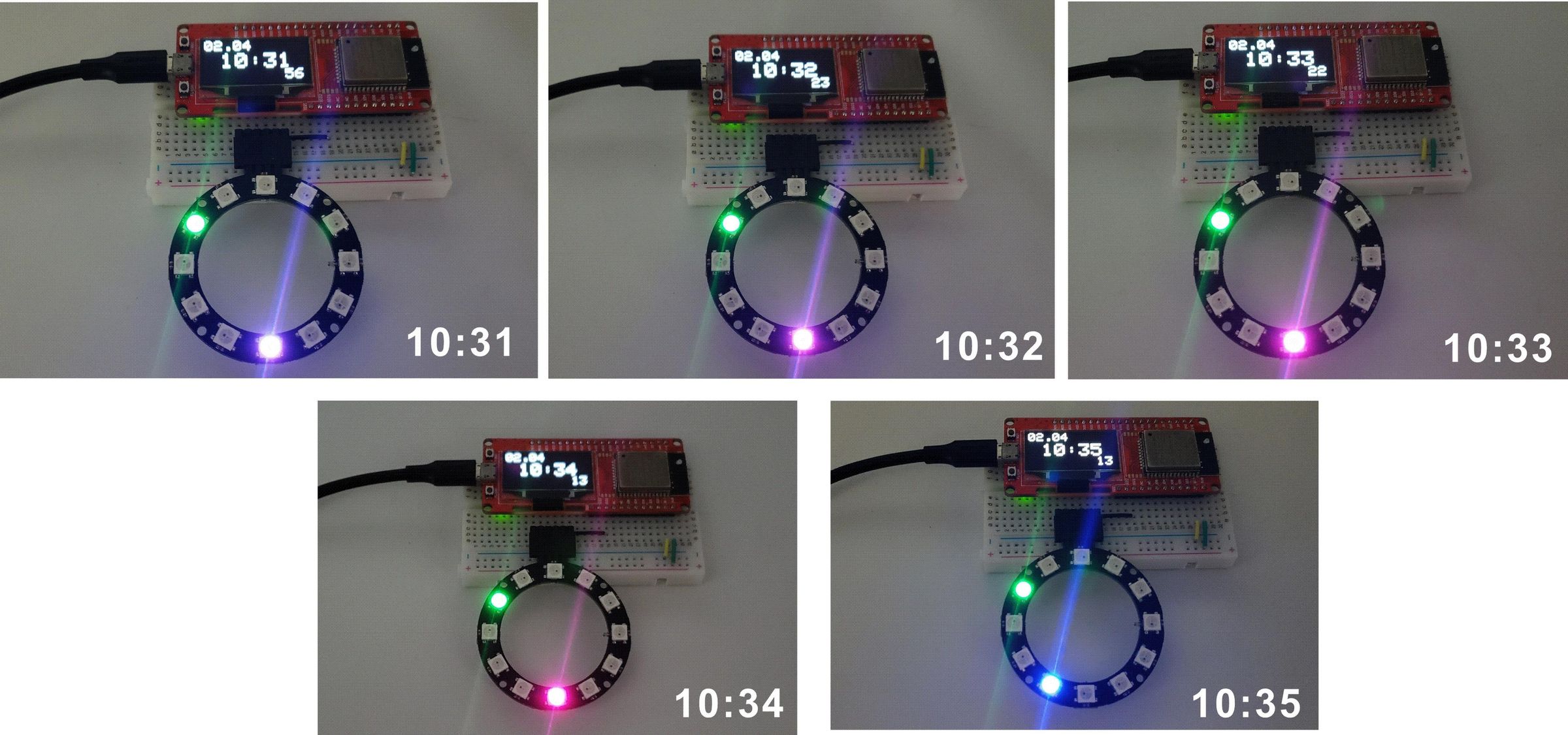 ESP32 Wifi Clock With WS2812 : 8 Steps (with Pictures) - Instructables