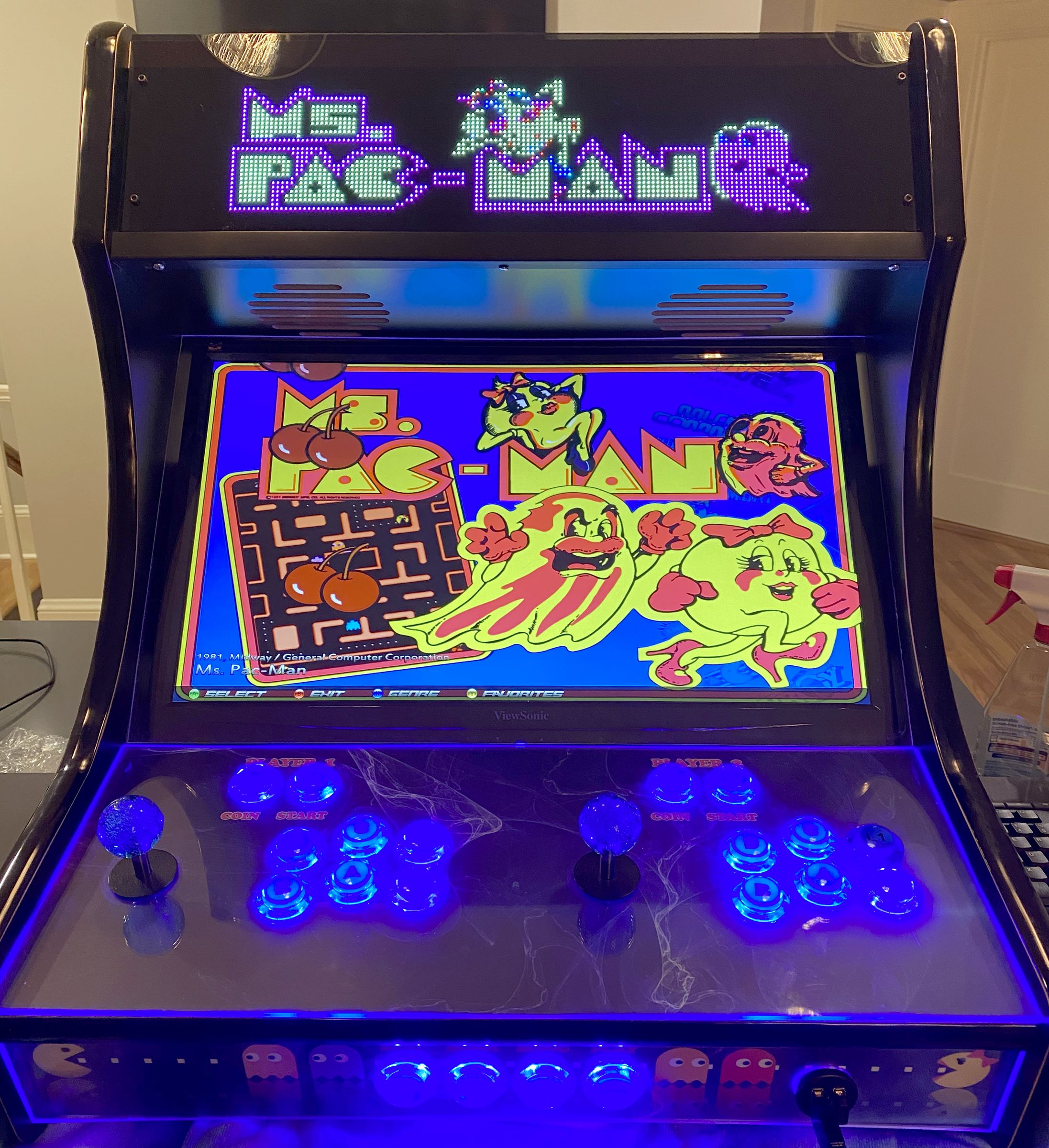 Arcade Machine With Changing LED Marquee : 5 Steps (with Pictures ...
