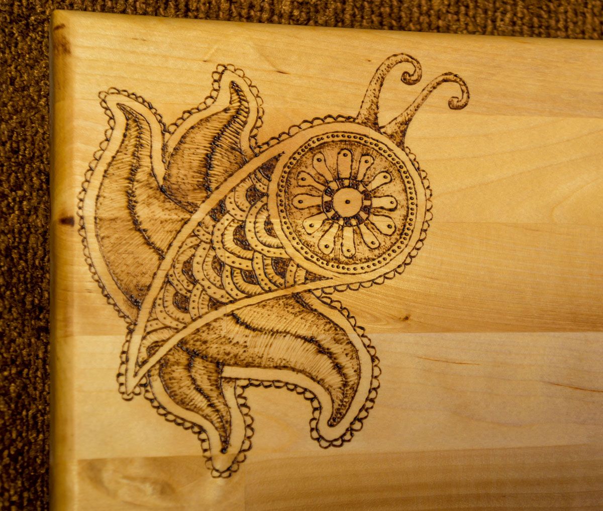 Wood Burning (Pyrography) Cutting Boards and Spoons As Christmas Gifts ...