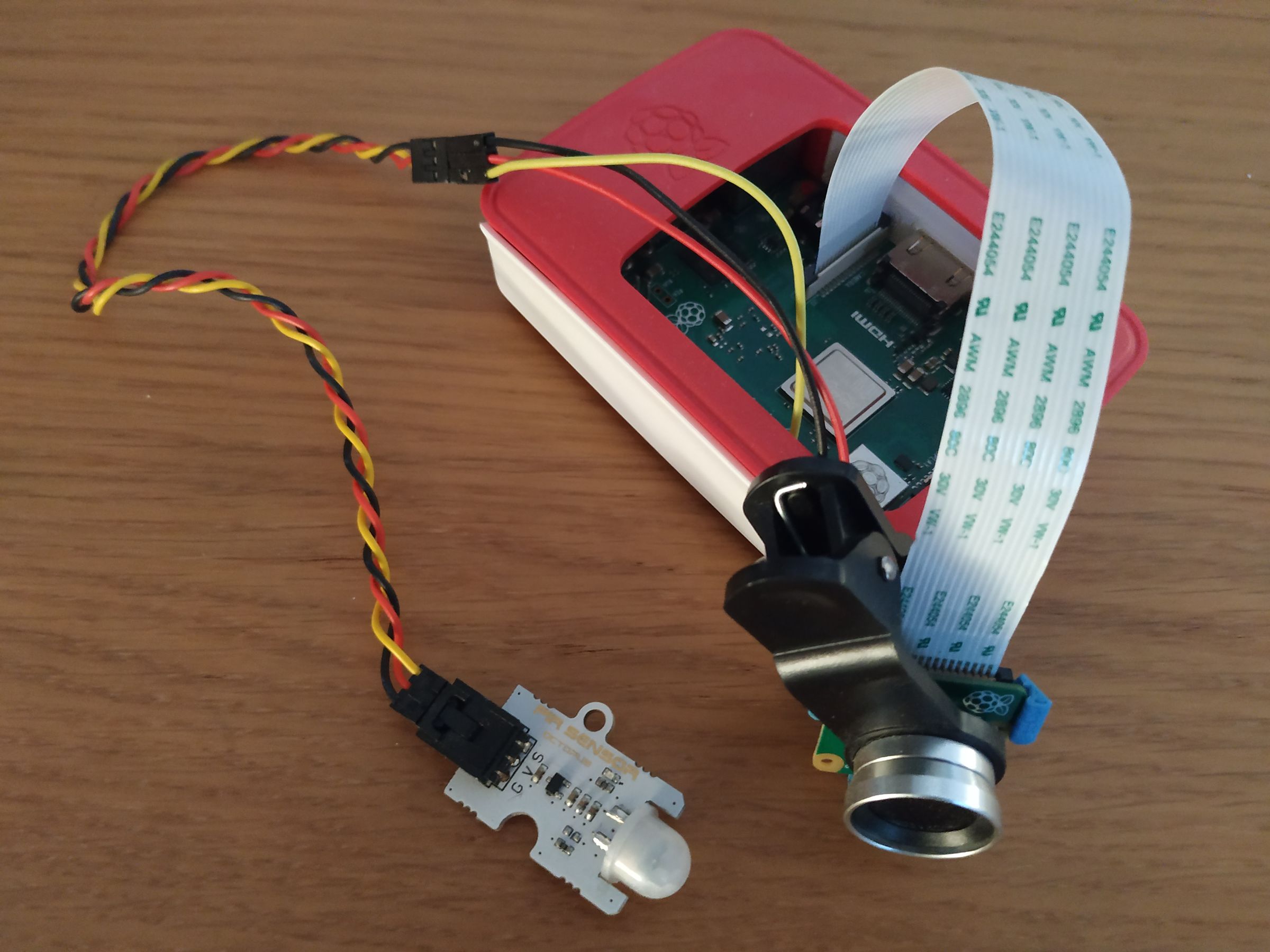 Raspberry Pi DIY Remote Intruder Detector System With Telegram : 7 ...