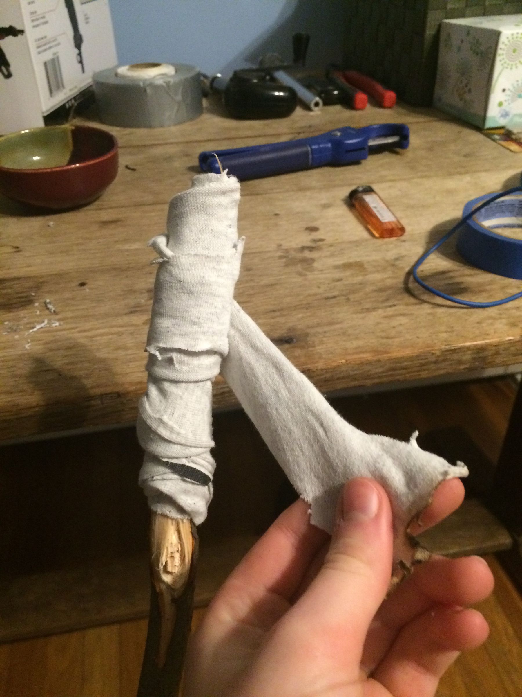 Make a Semi-Reusable Torch : 6 Steps - Instructables