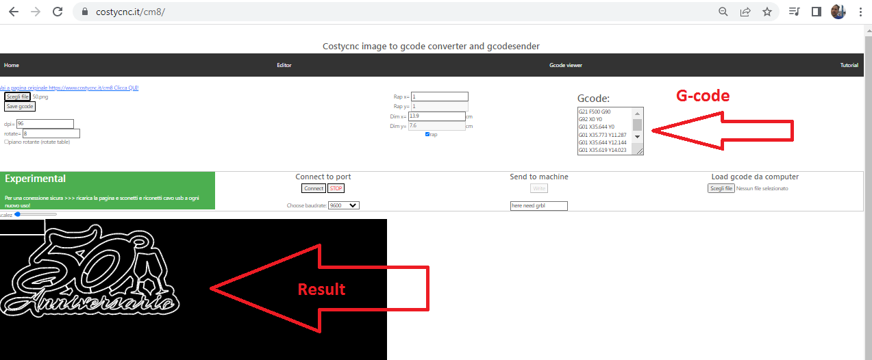 G-code for Foam Cutter Cnc Image to Gcode : 3 Steps - Instructables
