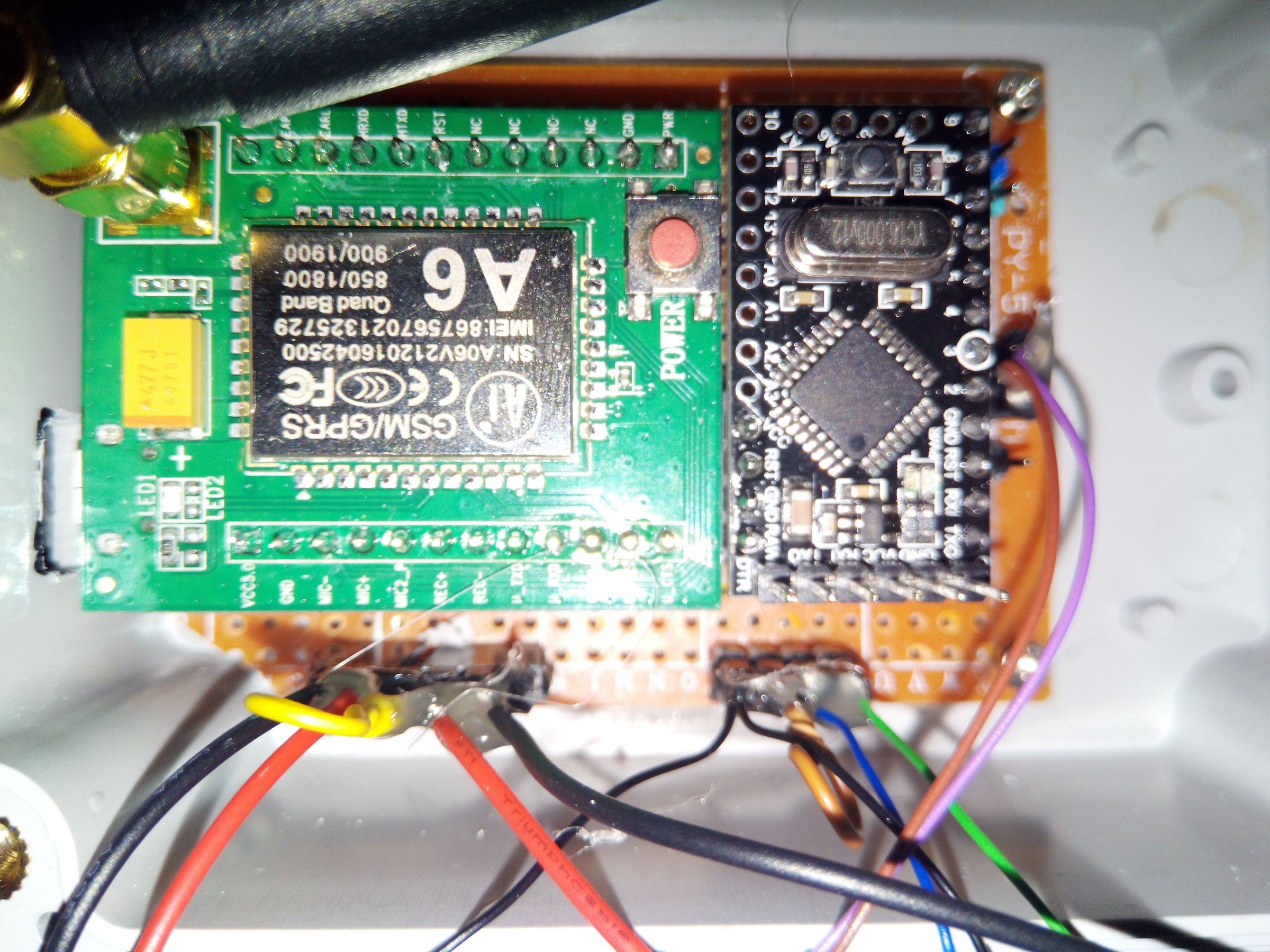 Improved Mobile Intercom With A6 Module and Arduino Pro Mini : 4 Steps ...