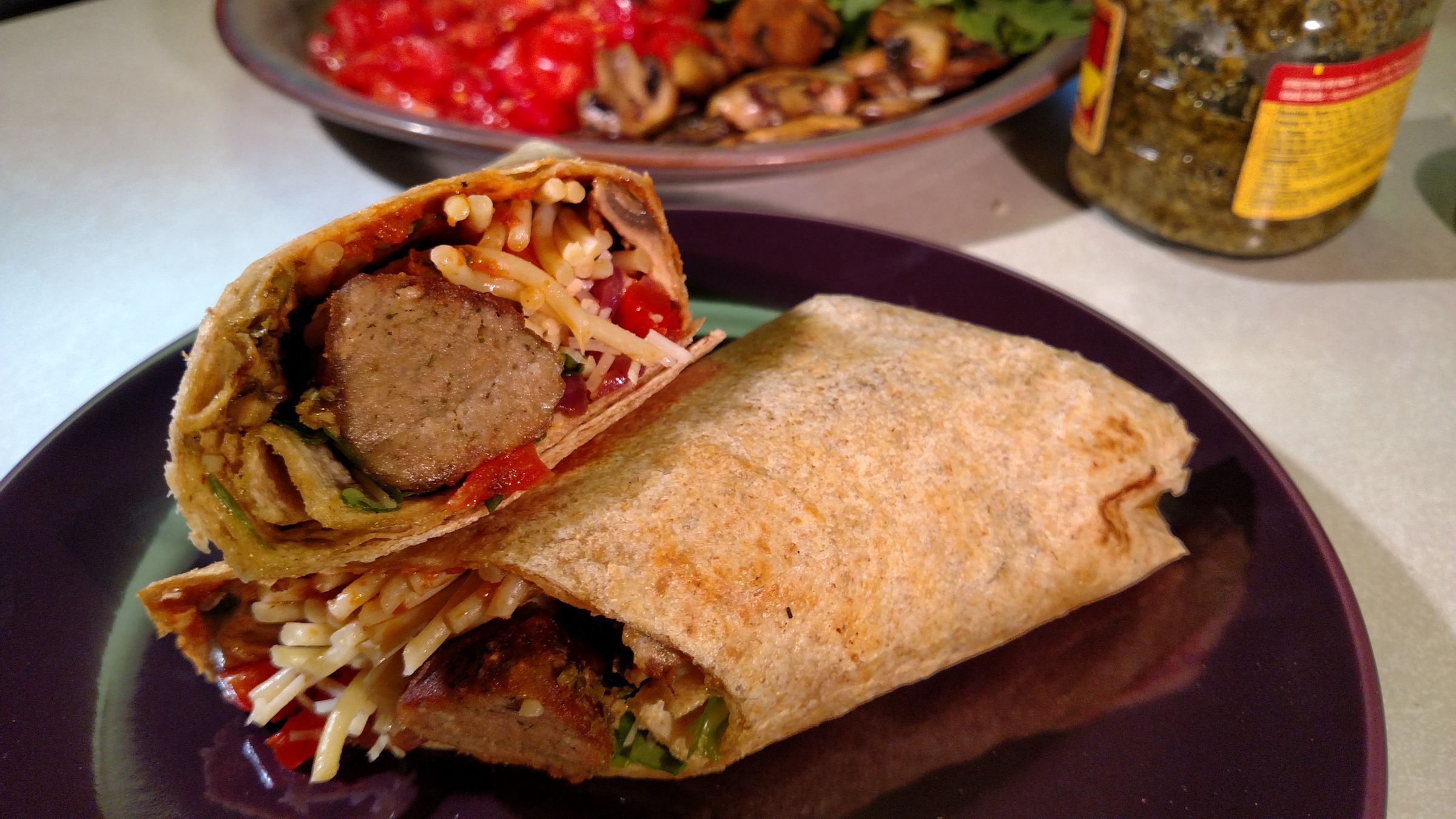 Quick and Easy Piadina Wraps (Italian Street Food) : 4 Steps (with ...