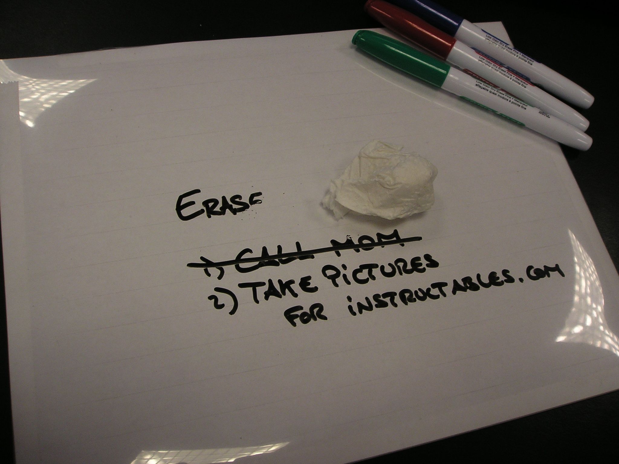 Low Cost Lettersize Office Whiteboard (with Pictures) - Instructables