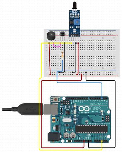 Interfacing Flame Sensor With Arduino To Build A Fire