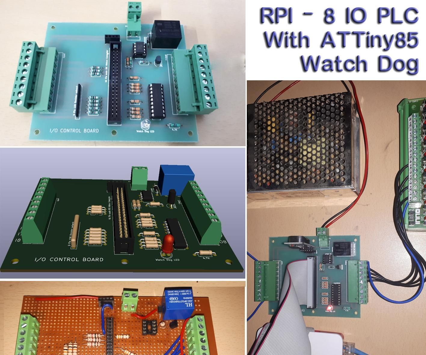 RPI - 8 IO PLC With ATTiny85 Watch Dog : 17 Steps - Instructables