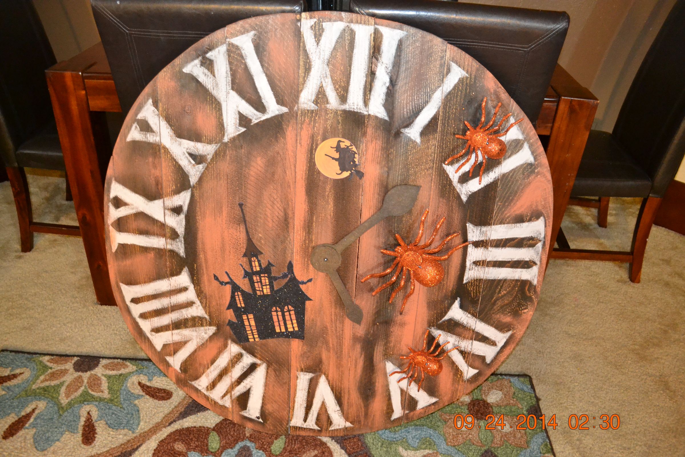 Halloween Wall Clock Decoration : 7 Steps - Instructables