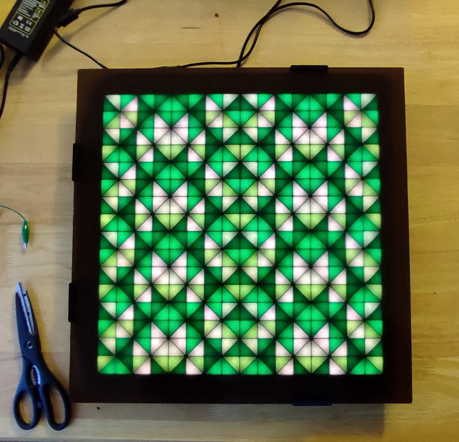 Tetrakis Square Tiling With WS2812 LEDs : 5 Steps (with Pictures ...