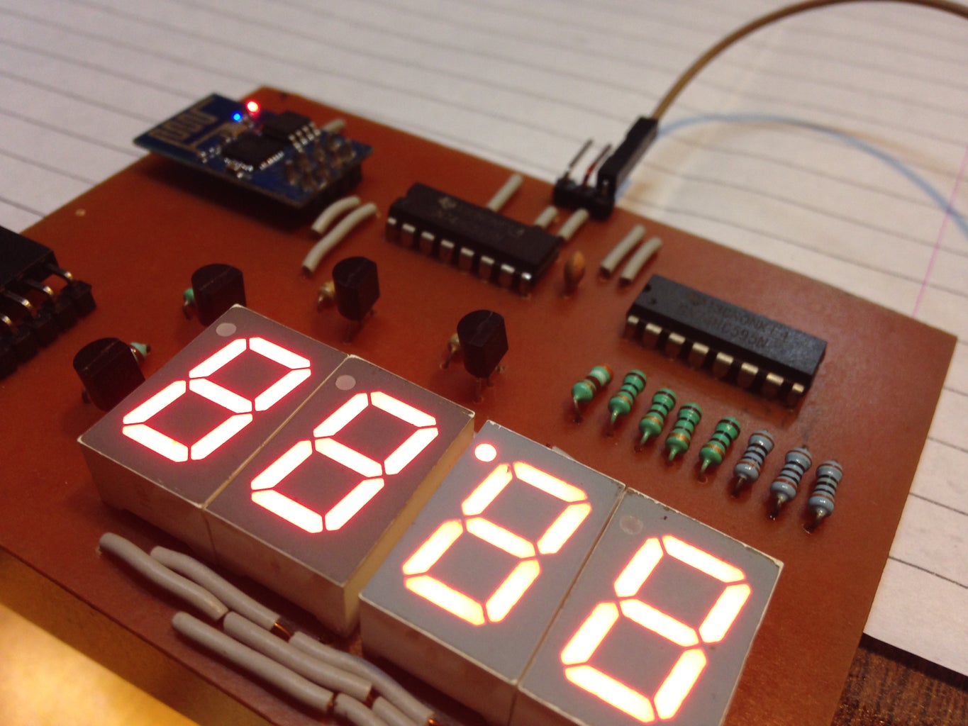 Esp8266 Desktop Clock Wifi Synchronised 11 Steps With Pictures