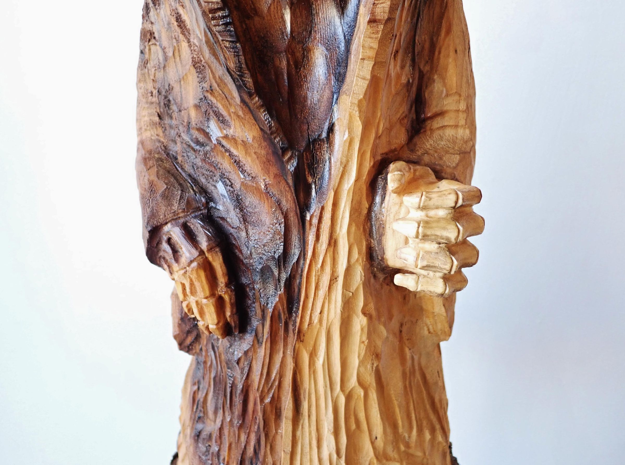 Grim Reaper Carved From a Walnut Log : 17 Steps (with Pictures ...