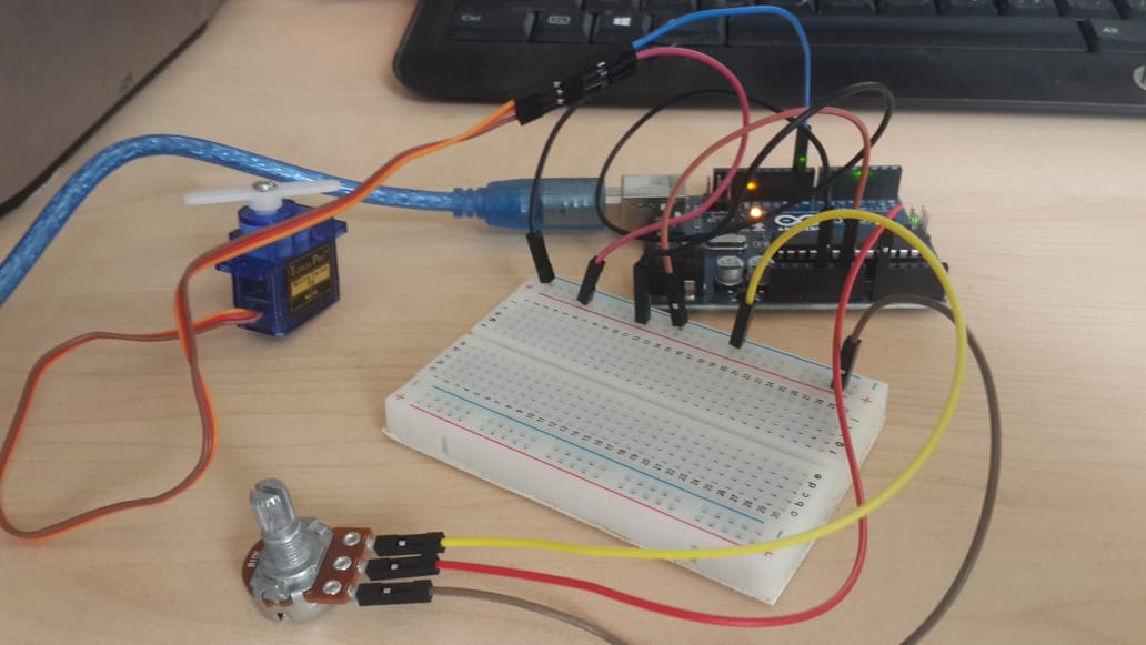 Arduino : How to Control Servo Motor With Potentiometer : 5 Steps (with ...