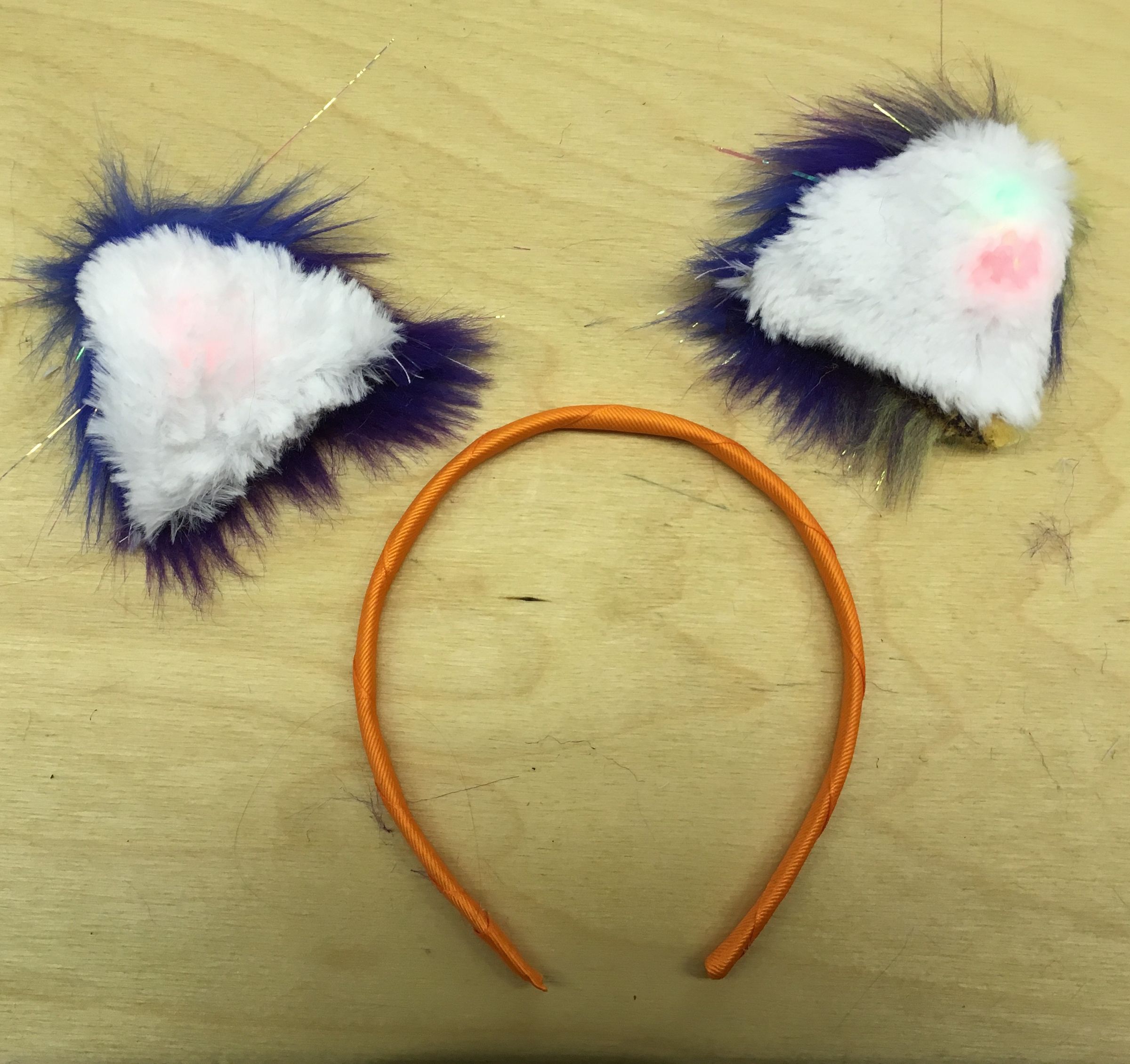 LED Kitty Cat Ears : 10 Steps (with Pictures) - Instructables