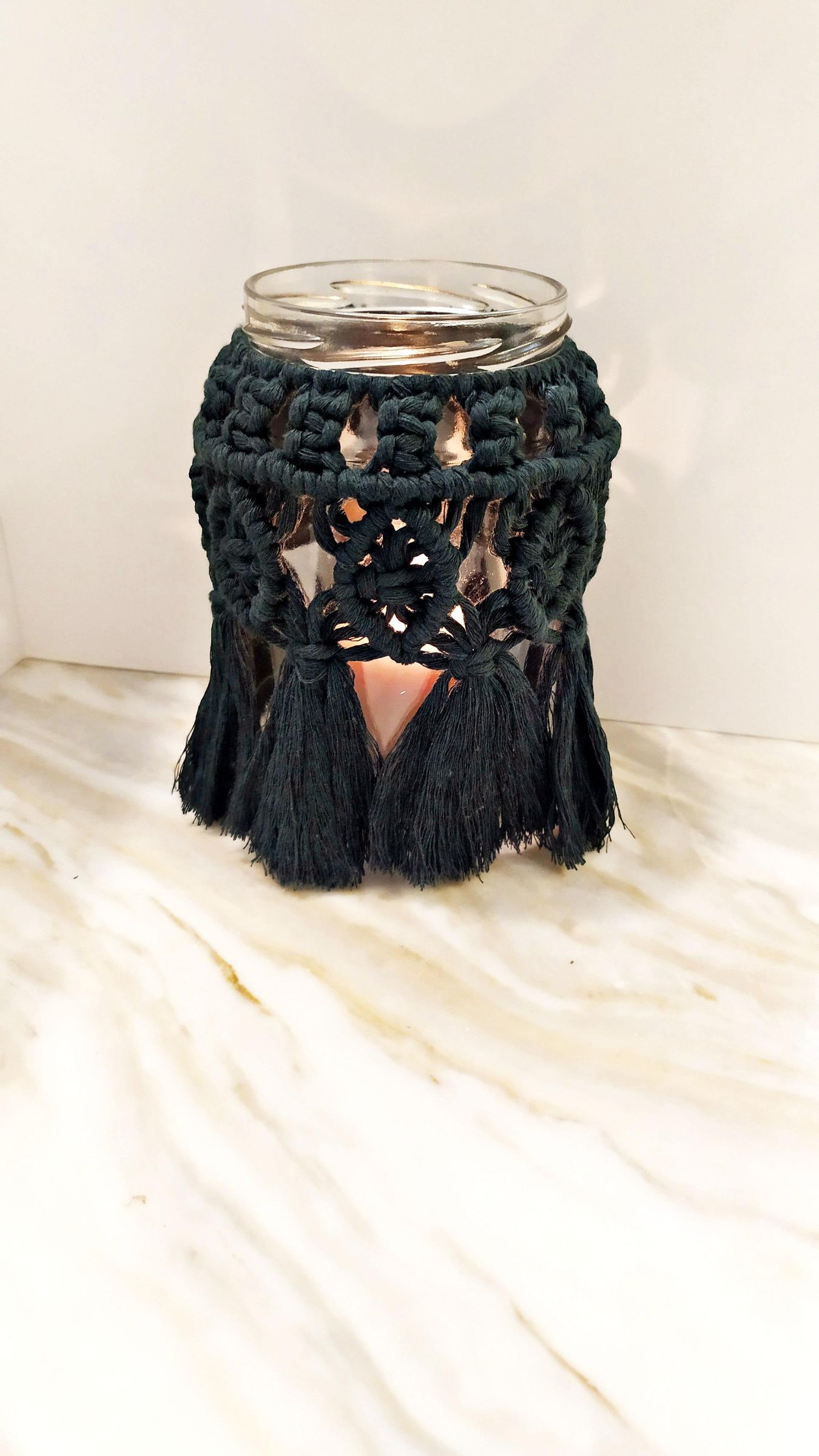 Bohemian Macrame Jar : 9 Steps (with Pictures) - Instructables