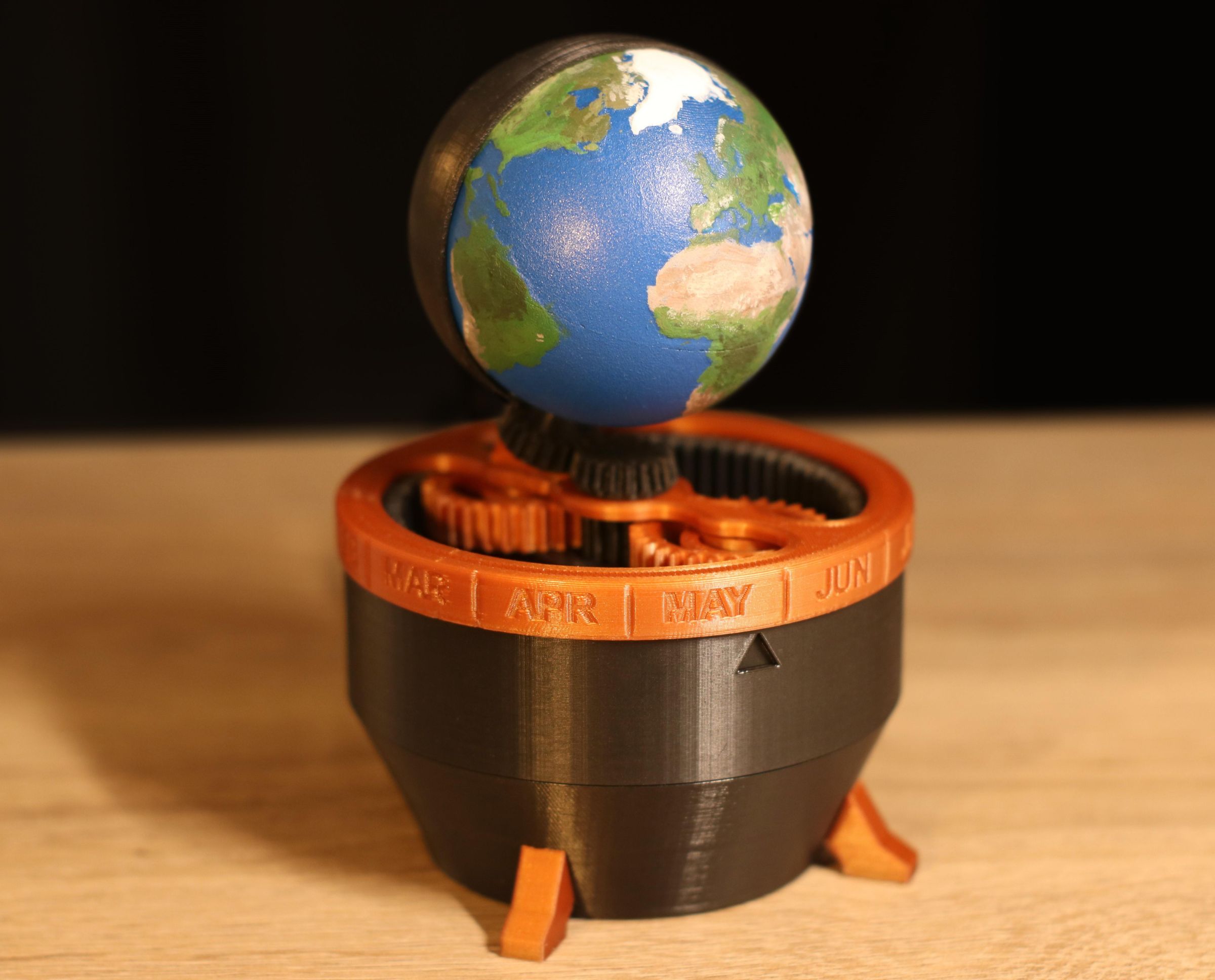 3D Printed Earth Clock : 7 Steps (with Pictures) - Instructables
