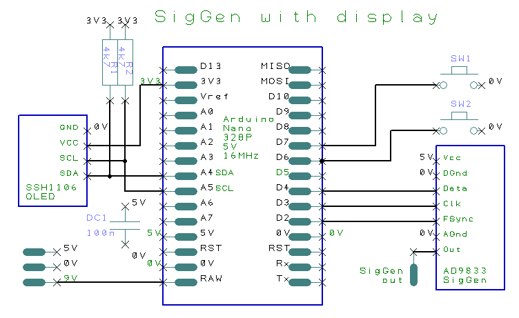 Build Your Own Function Generator With Arduino And Ad9833 59 Off