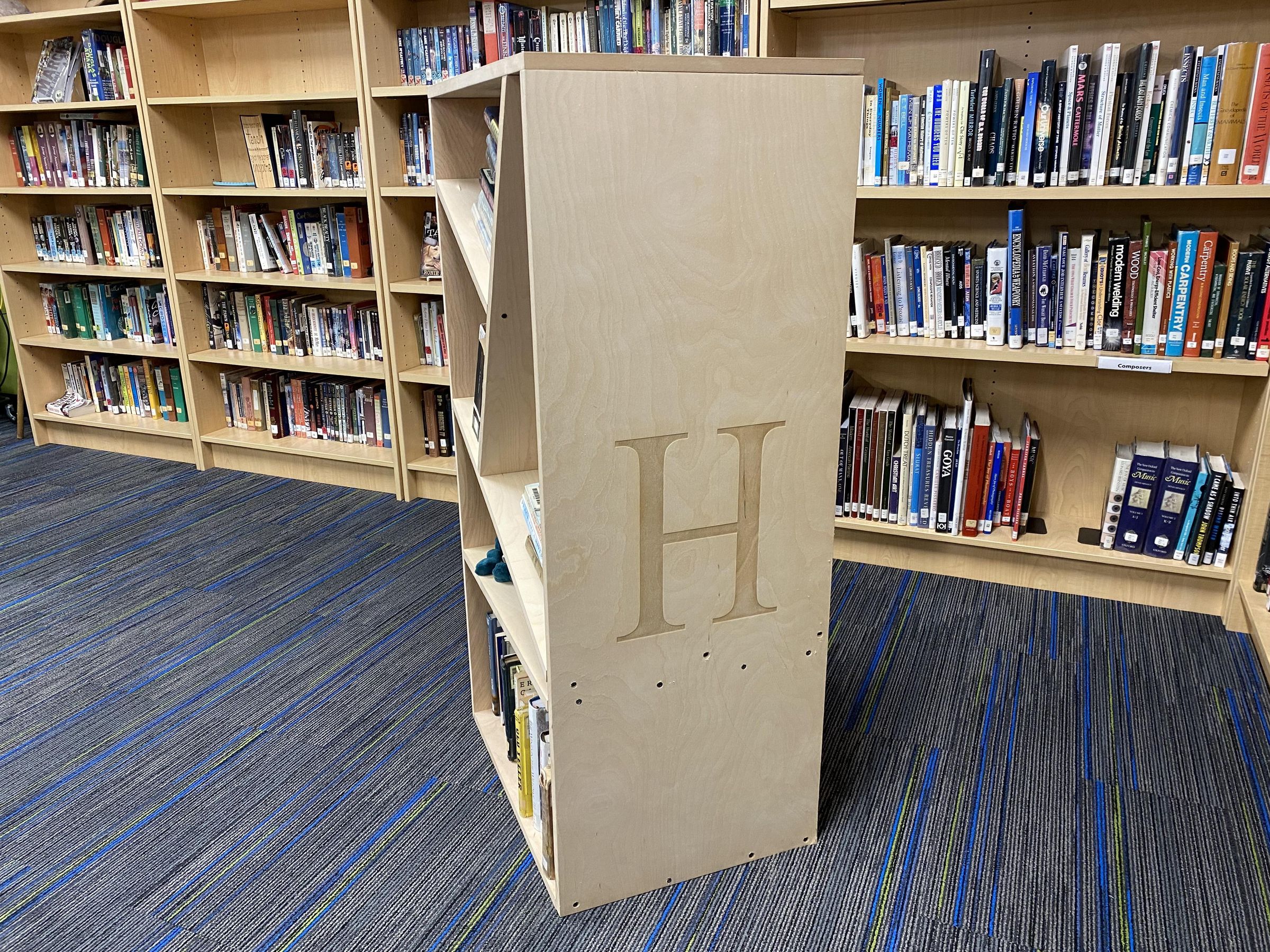 Custom "H" Bookshelf : 6 Steps (with Pictures) - Instructables