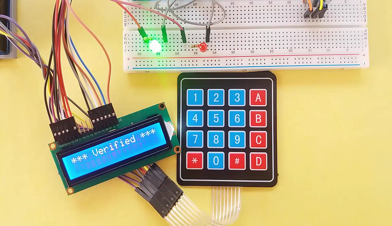 Arduino - Security Panel System With Using Keypad And Lcd Display : 5 