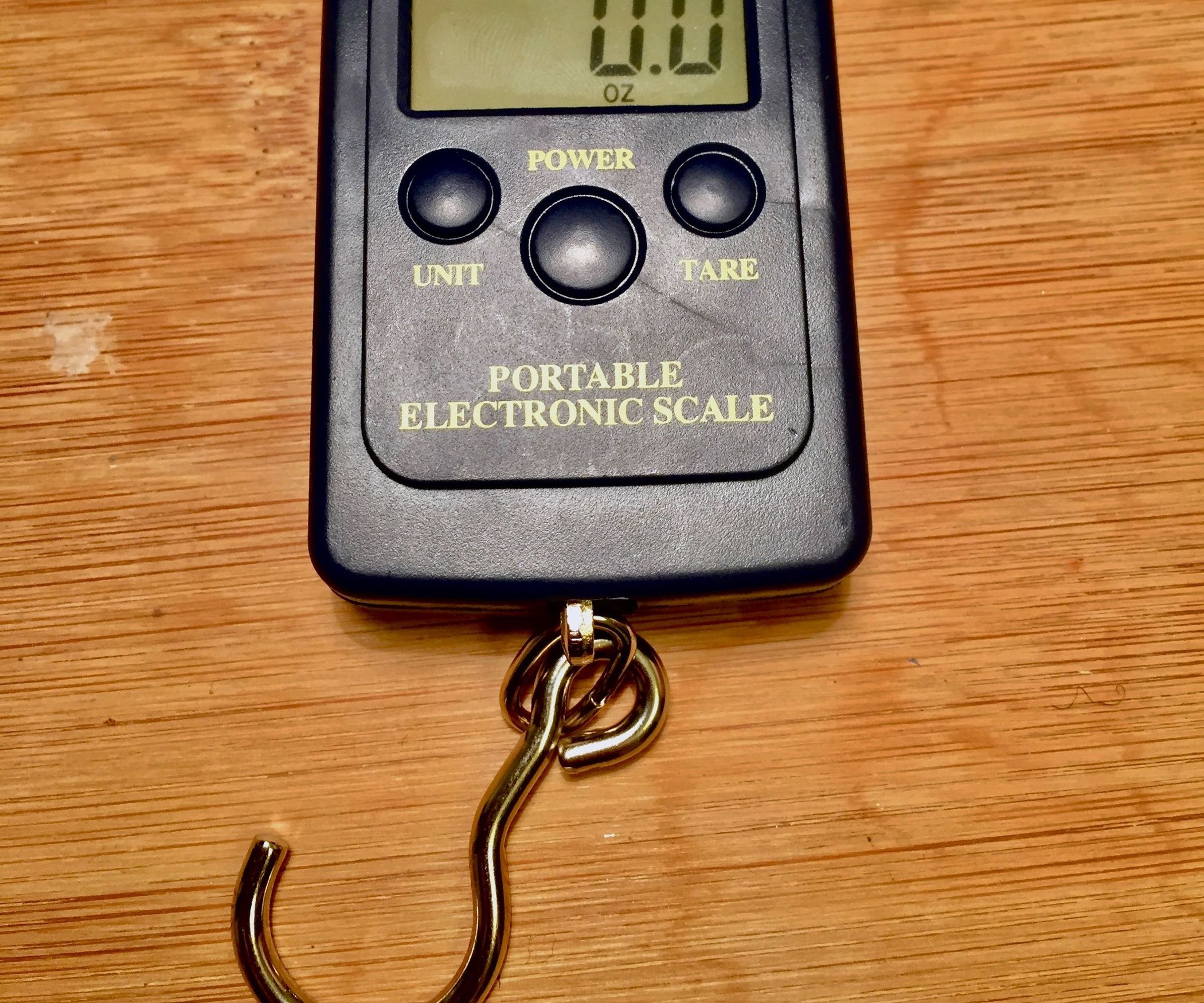 Get a Hanging Weight Sensor Out of a Luggage Scale for Your Arduino ...