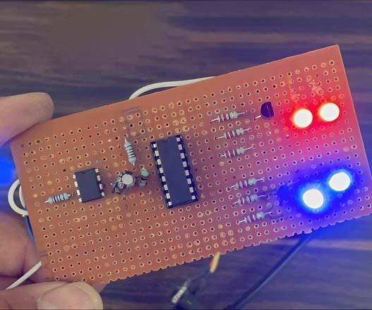 Blinking Police Light LED Effect Using 555 Timer. - Instructables