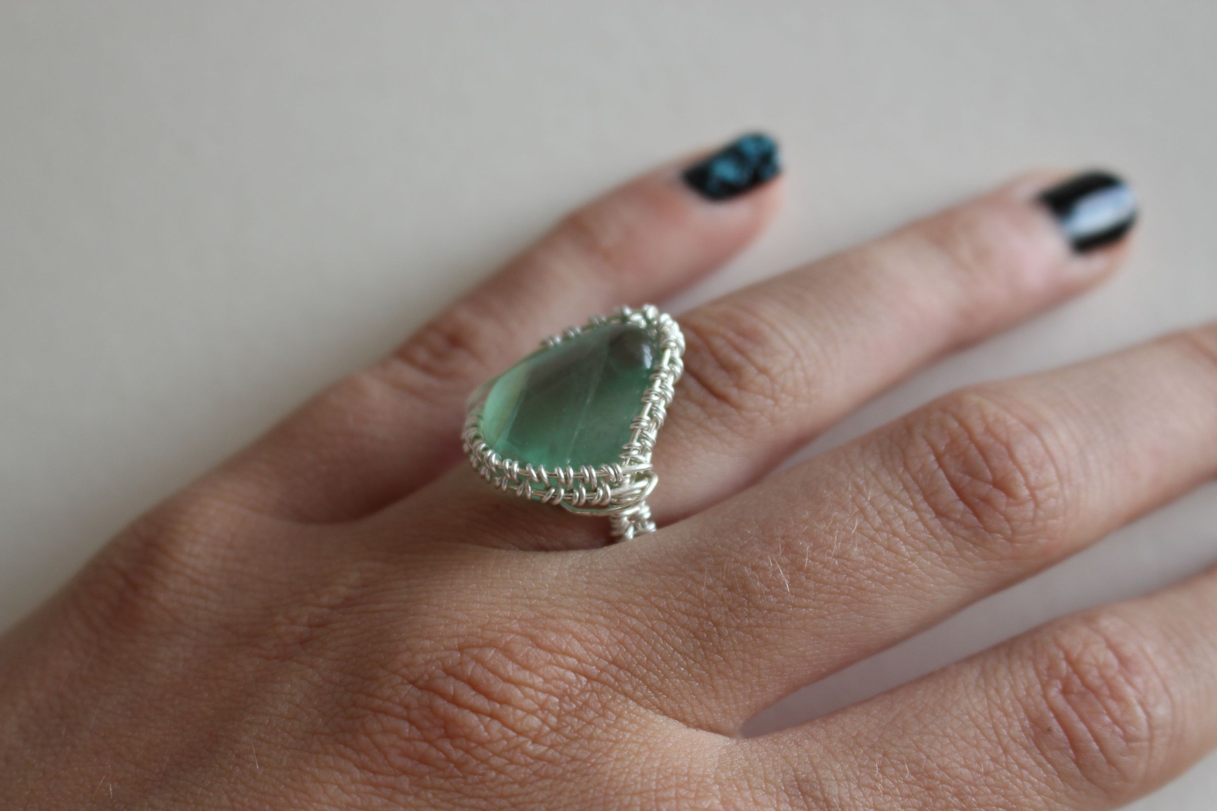 Wire Wrapped Stone Ring : 22 Steps (with Pictures) - Instructables