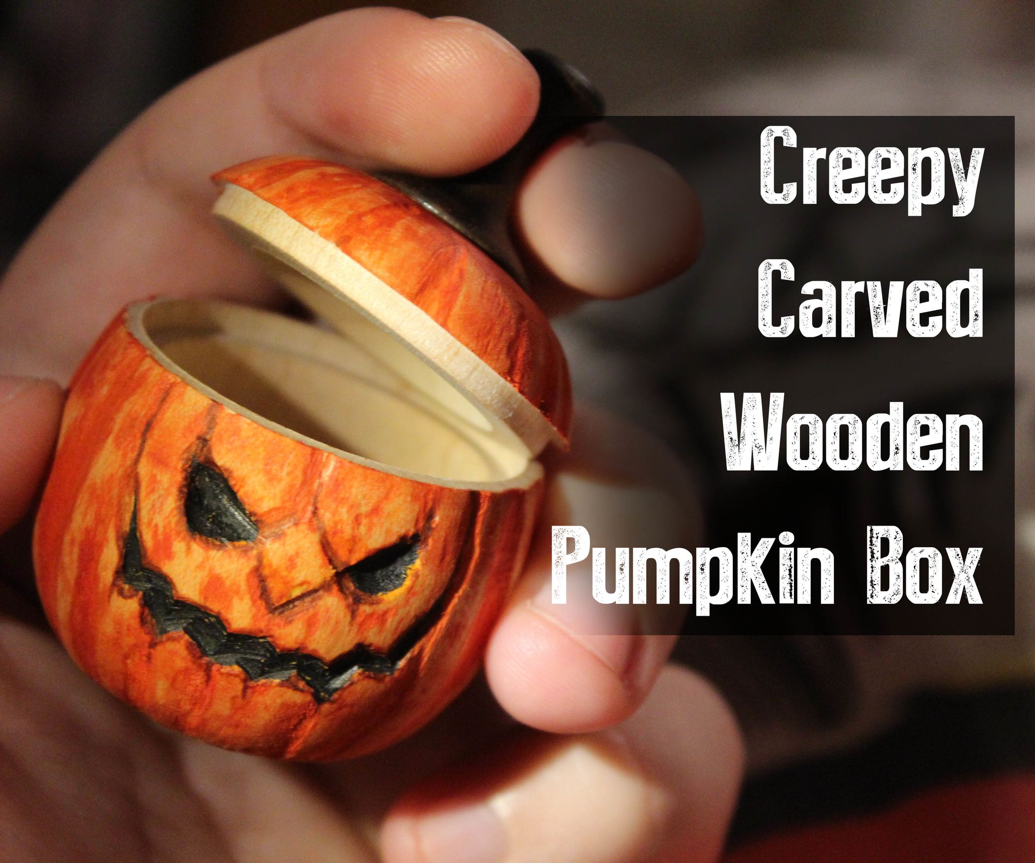 Carved Wooden Pumpkin Box : 6 Steps (with Pictures) - Instructables