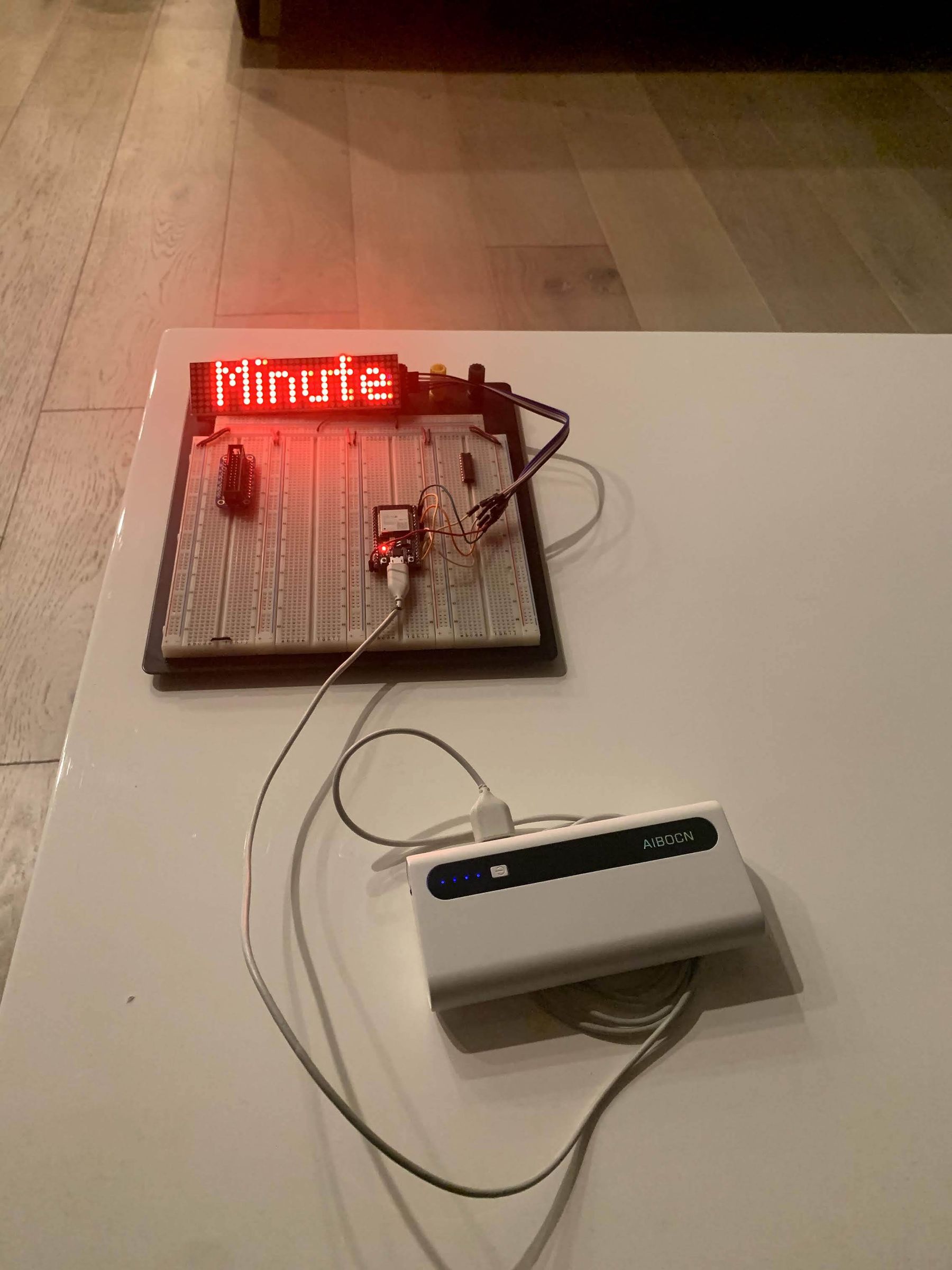 ESP32 Scrolling WordClock on LED Matrix : 5 Steps (with Pictures ...