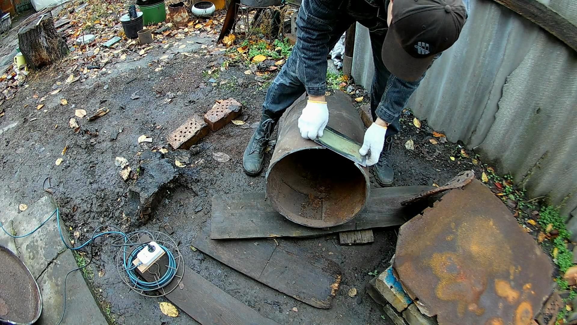 Smelting Furnace. Project "Big Smelter". Making Outer Skin - Part 1 of ...