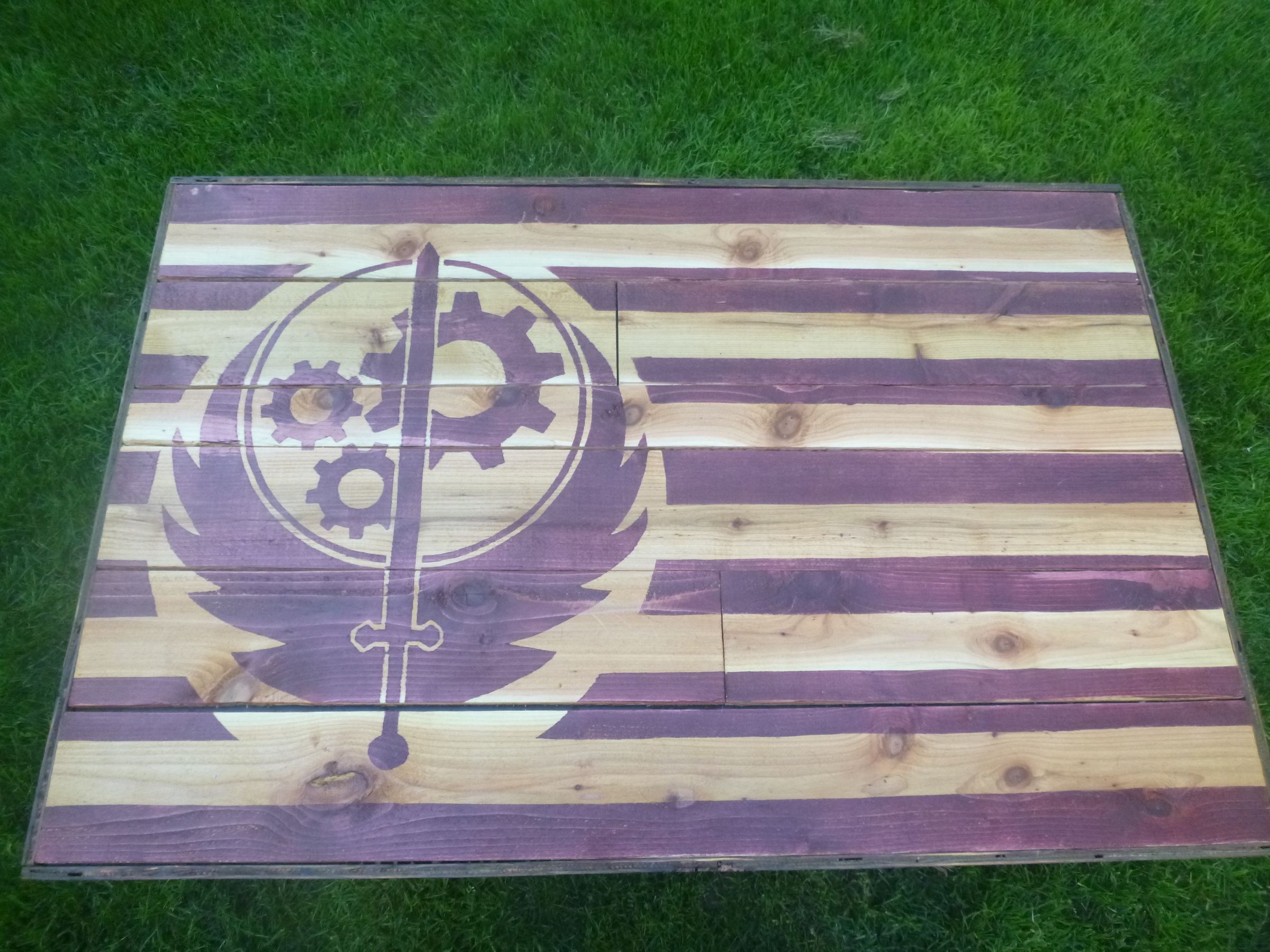 Fallout Brotherhood of Steel Coffee Table (IKEA Hack) : 13 Steps (with ...
