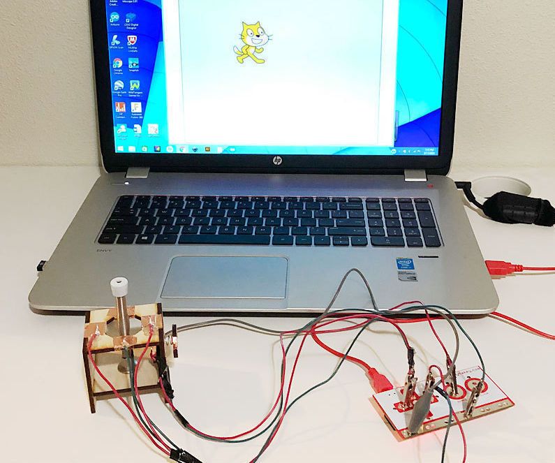 Makey Makey Joystick From Spring Door Stop : 3 Steps (with Pictures ...