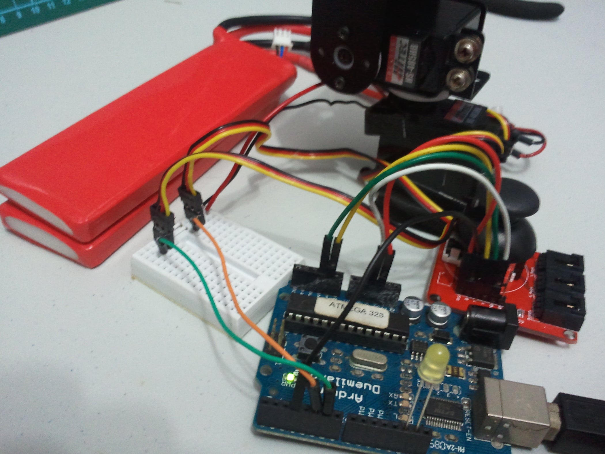 Arduino Servo Dual Mode Control Pantilt With Joystick Instructables 5766
