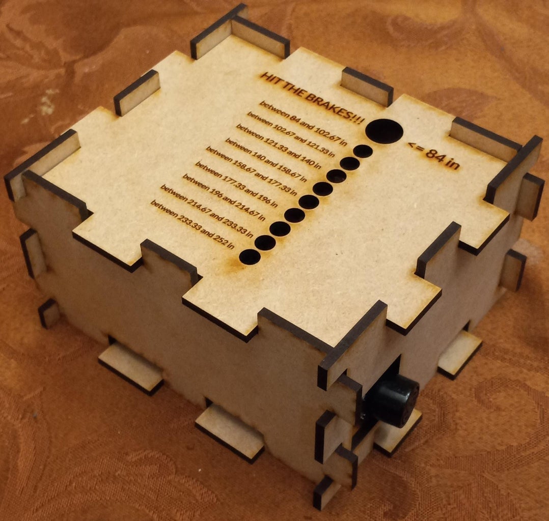 Car Collision Prevention System Using An Arduino And Ultrasonic Sensor 5 Steps Instructables