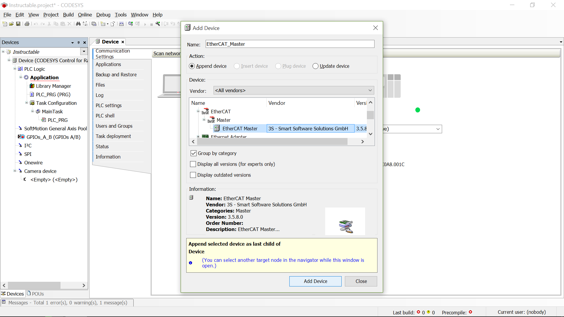 Programming Raspberry Pi With CODESYS : 8 Steps - Instructables