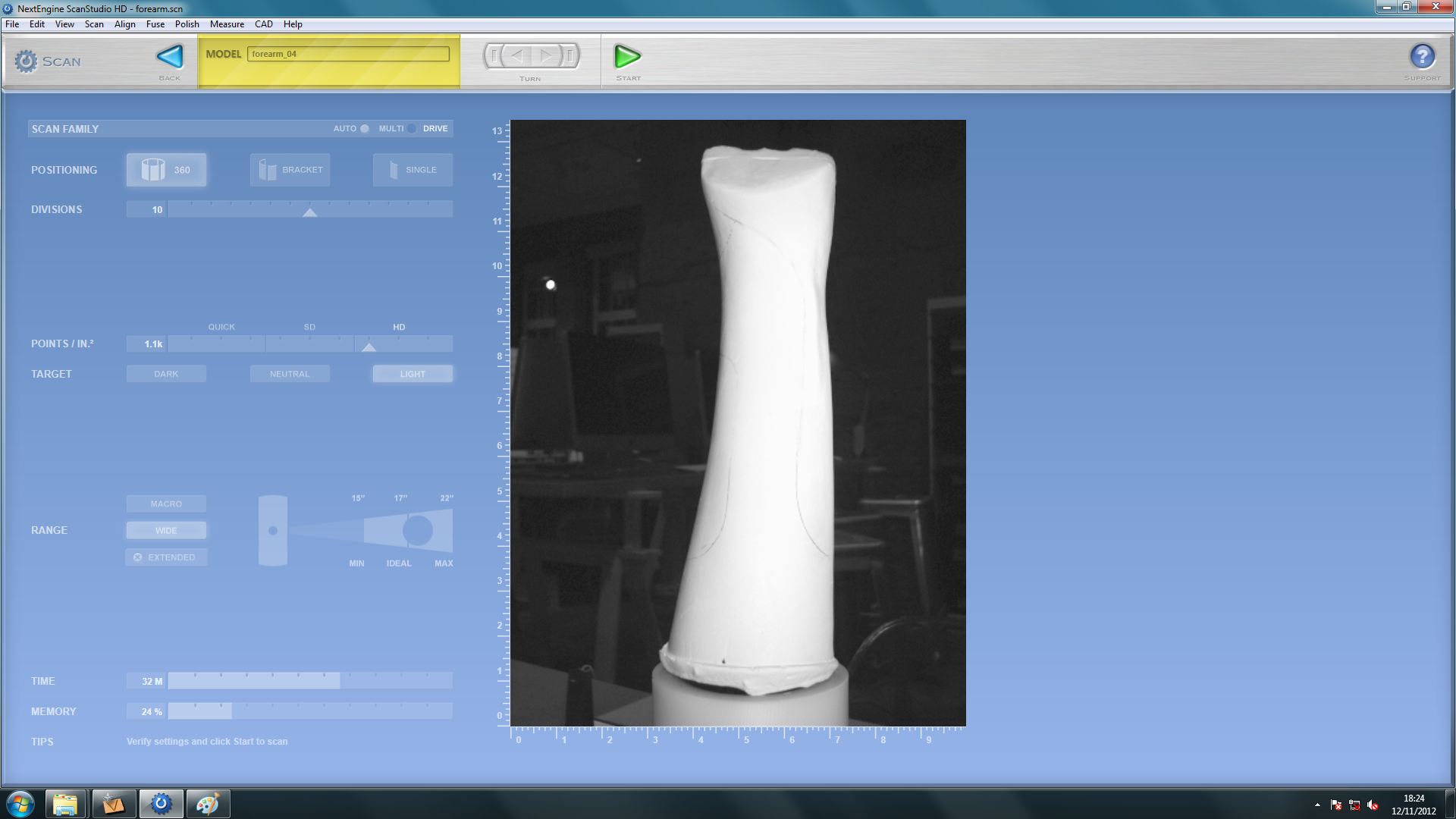 3D Scanning Using the NextEngine 3D Scanner HD : 13 Steps (with ...