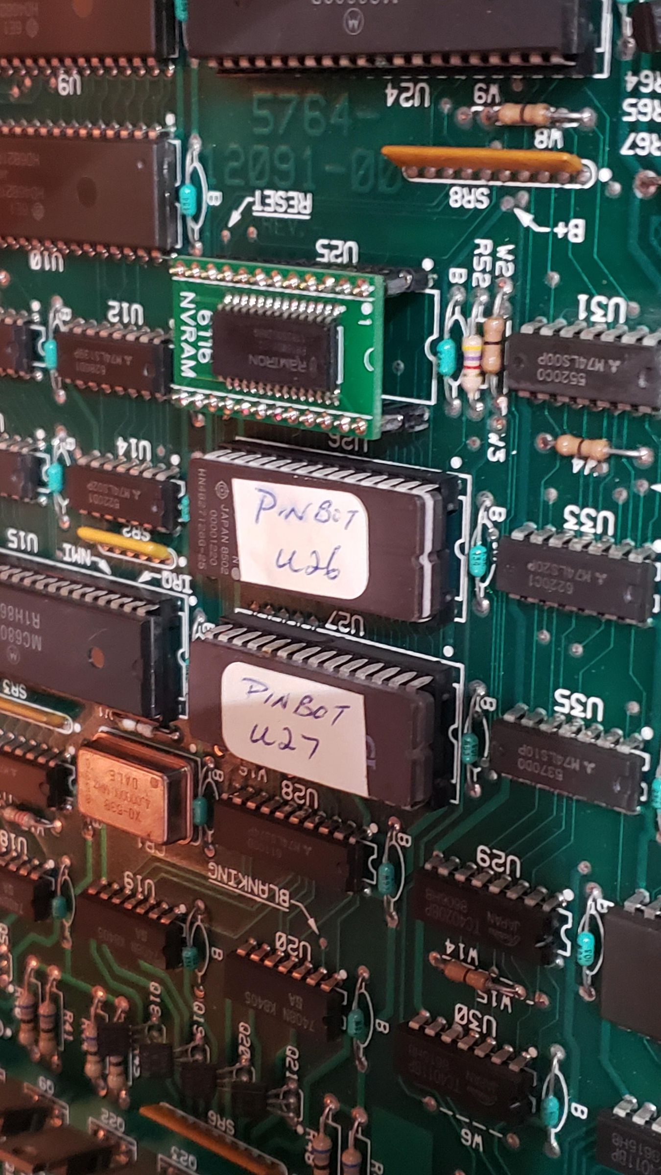 Williams WPC / Sys11 - Pinball RAM Extraction, and Socket / NVram ...