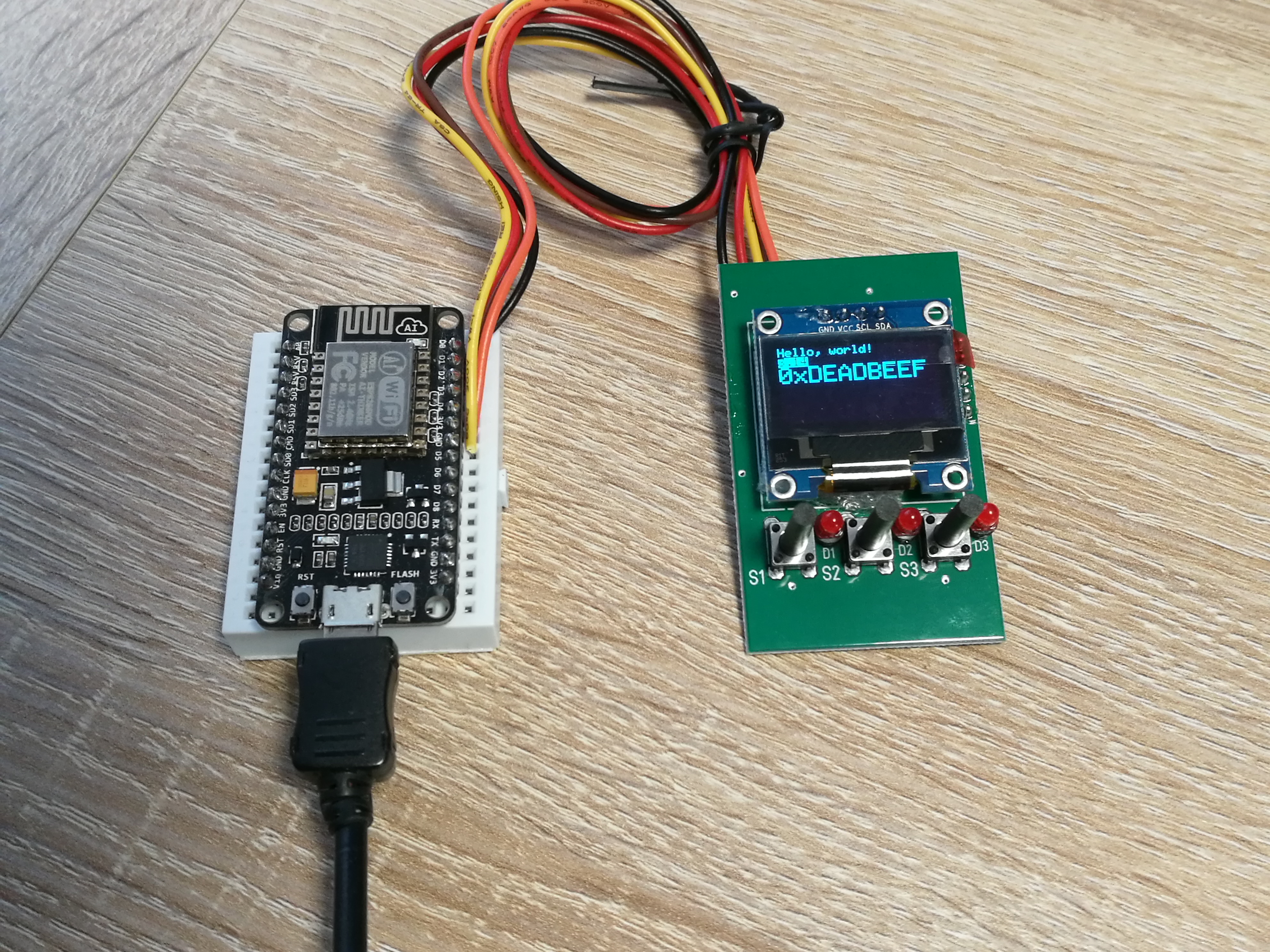 How to Connect NodeMCU / ESP8266 and OLED Shield : 8 Steps - Instructables